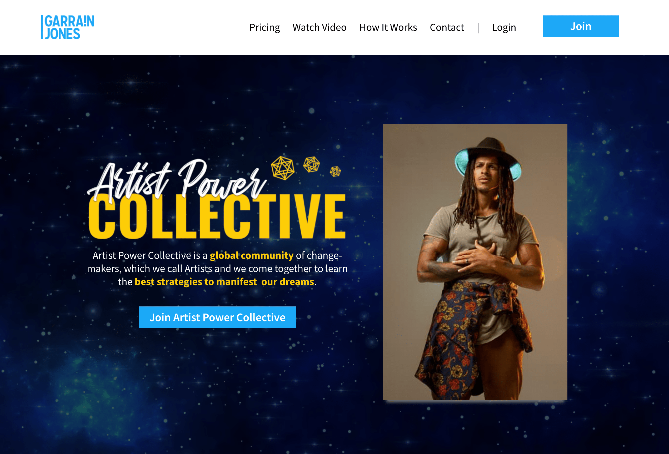 Join Artist Power Collective & Transform Your Life | Garrain Jones
